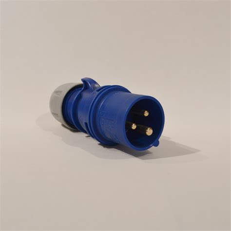 Blue Pce 16a Plug Showbitz