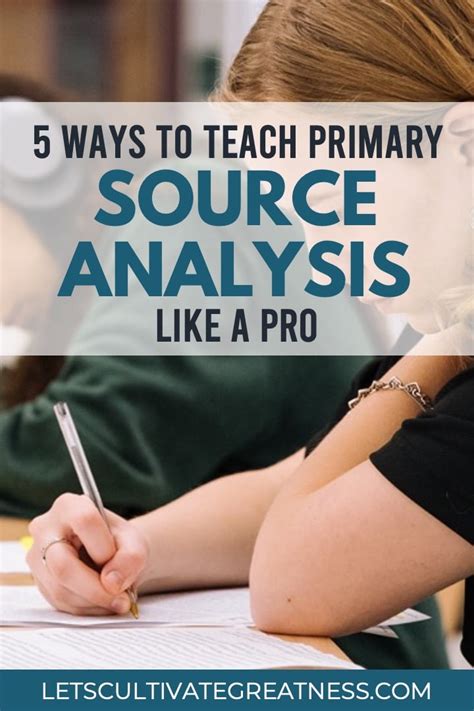Teach Primary Source Analysis Like A Pro With These 5 Strategies