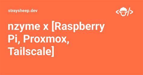 Nzyme X Raspberry Pi Proxmox Tailscale Straysheep Dev