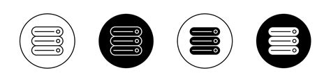 Database Icon Royalty Free Vector Image Vectorstock