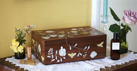 Handmade Wooden And Mother Of Pearl Jewellery Boxes Alex Monroe Jewellery