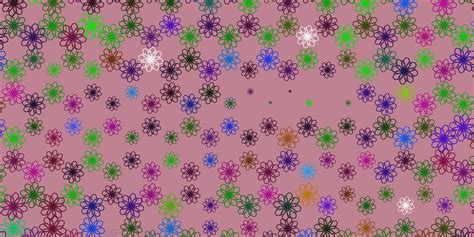 Light Multicolor Vector Background With Wry Lines 5236007 Vector Art