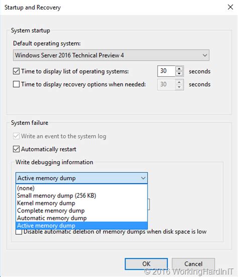 windows server 2016 active memory dump working hard in itworking hard in it