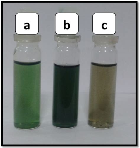 Actual Photograph For Pani Colloidal Solutions Prepared Using A Caa