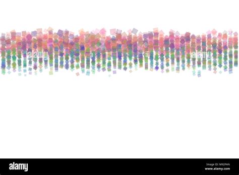 Colored Abstract Overlapping Square Or Rectangle Pattern Digital Generative Art For Design
