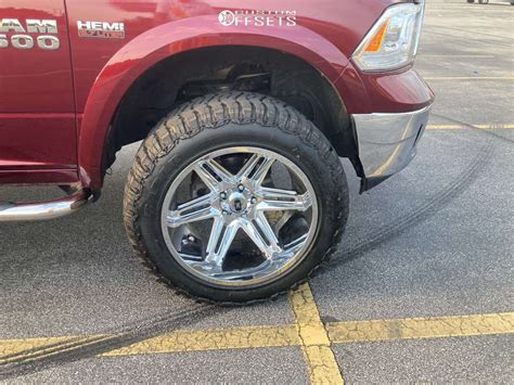 2018 Ram 1500 With 22x12 51 Vision Razor And 35 12 5R22 Renegade