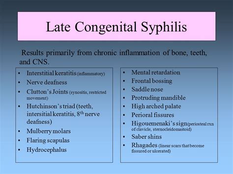 Congenital Syphilis