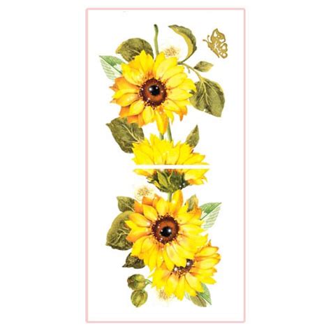 나무자전거 욕실주방데코스티커 Uni T 17002 해바라기와나비2장구성나무자전거 시트지 그래픽스티커 레터링전문