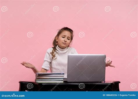 Girl In A White Shirt And Spreads Her Arms To The Sides From