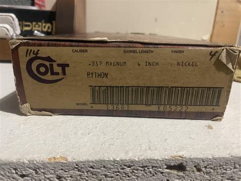 Colt Python Never Been Fired Rcolt