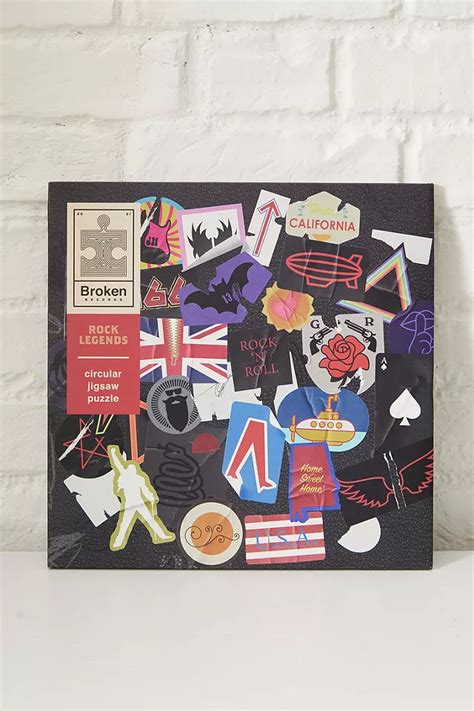 Broken Records Rock Legends Jigsaw Puzzle Urban Outfitters Uk