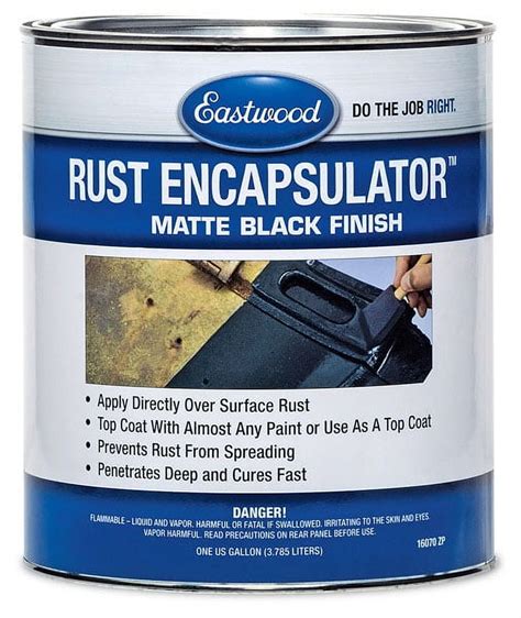 Eastwood Black Rust Encapsulator Gallon Durable Uv Heat Resistance Stop