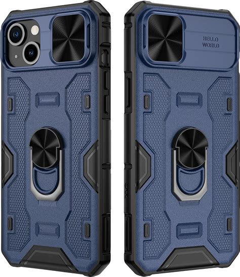 Vego For Iphone 15 Plus Case With Slide Camera Cover Built