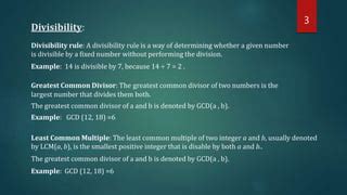 Number Theory PPT