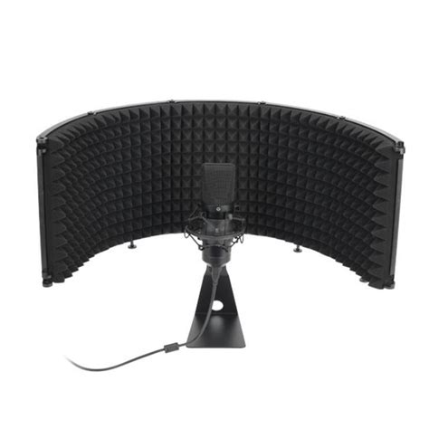 Foldable Microphone Isolation Shield Sound Dampeni Grandado