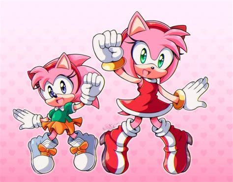 Classic And Modern Amy Rose Art By Omitayua Ramyrose