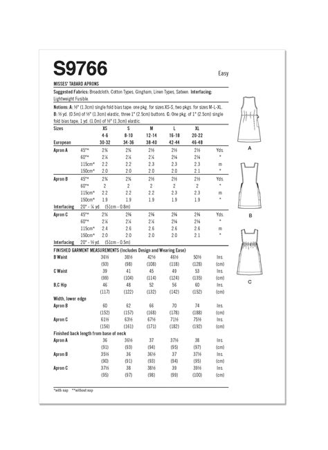 Simplicity 9766 Sewing Pattern Remnant House Fabric