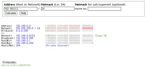 Ip Calculater Web Tools [ Cheat Sheet And Example]