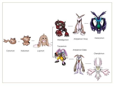 Digimon Tamers Lopmon Evolution Digimon Tamers Lopmon Evolution