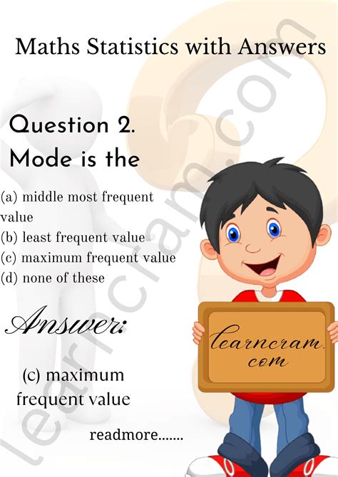 Mcq Questions For Class 10 Maths Statistics With Answers Learn Cram