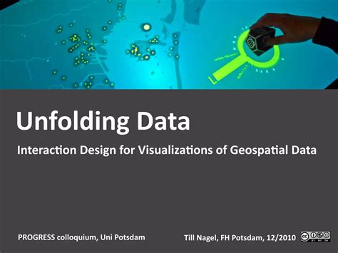 Unfolding Data Interaction Design For Visualizations Of Geospatial