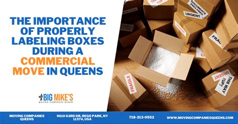 The Importance Of Properly Labeling Boxes During A Commercial Move In