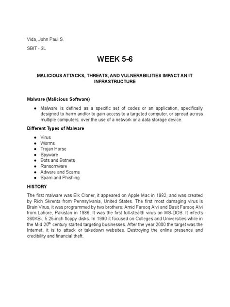 Ias Sbit3l W5and6sum Vida John Paul S Pdf Computer Virus Malware