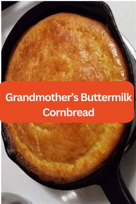 Buttermilk Cornbread Recipe