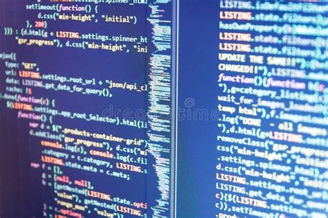 software developers headache with code analysis in the office stock