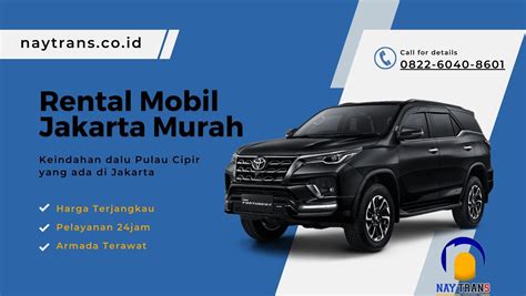 Rental Mobil Jakarta Murah Menikmati Keindahan Pulai Cipir