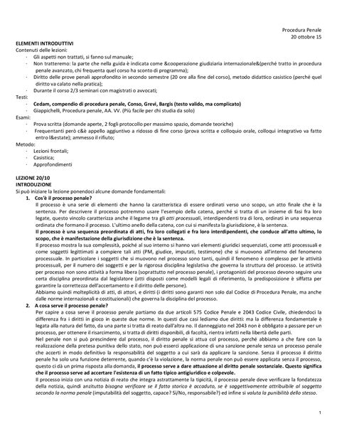 Procedura Penale Conso Grevi Docsity