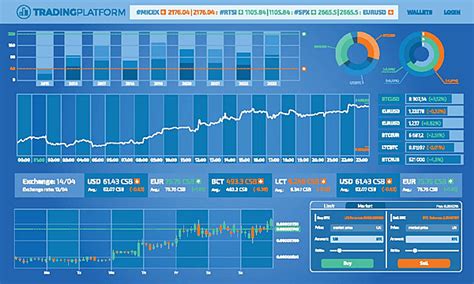 Trading Infographic Elements Stages Analytics App Vector Stages