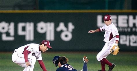 정수빈 열심히 뛰었지만