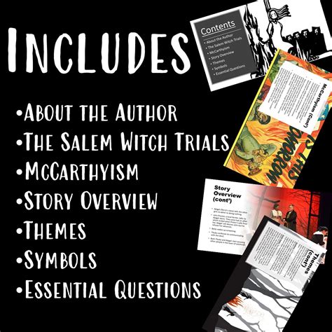 The Crucible Introduction Power Point Classful