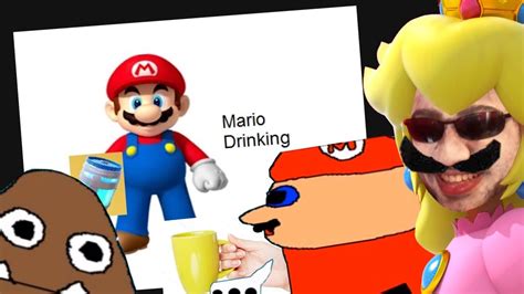 Mario Drinking Youtube