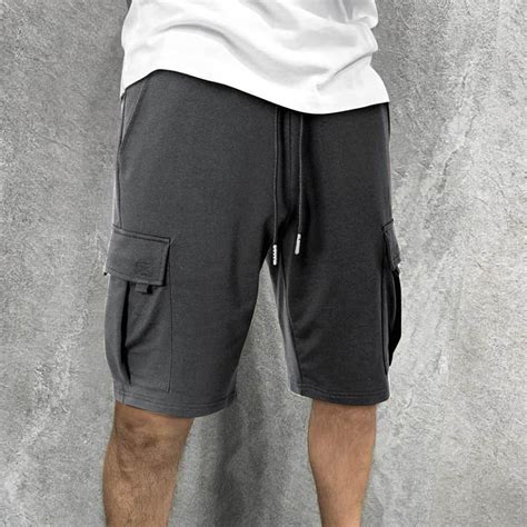Lmcalzta Mens Shorts Casual Drawstring Elastic Waist Running Workout