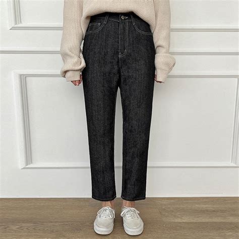 [made 이염x] 피알 뒷밴딩 슬림일자 생지데님팬츠[25~36] ♥핫핑♥