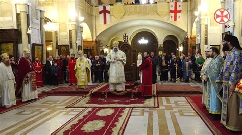 ყოვლადწმინდა სამების სახელობის საპატრიარქო ტაძარში საკვირაო მსახურება აღევლინა 31 03 2024
