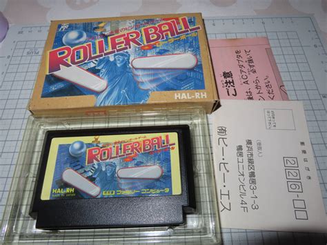 【やや傷や汚れあり】ネコポス可 箱説付 Fc Fcソフト ローラーボール ファミコンの落札情報詳細 ヤフオク落札価格検索 オークフリー