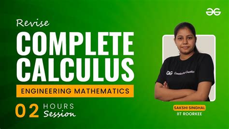 Revise Complete Calculus Engineering Mathematics Geeksforgeeks