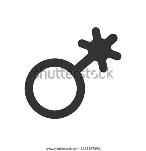 Non Binary Symbol Public Restroom Locker Stock Vector Royalty Free