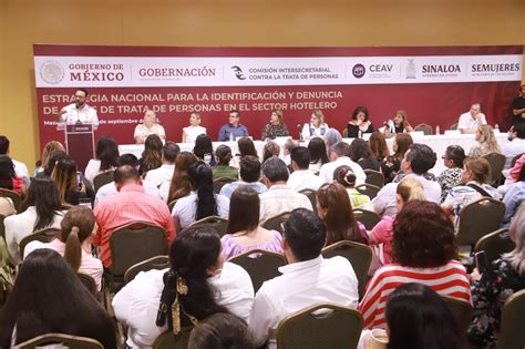 Presentan En Mazatlán Estrategia Contra La Trata De Personas En El