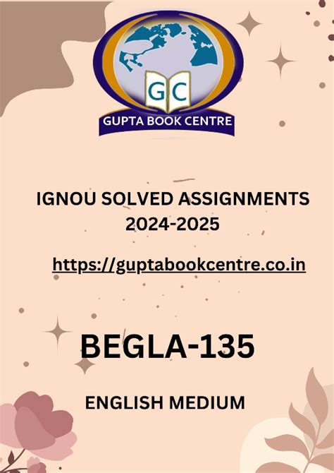 BEGLA 135 English In Daily Life Solved Assignment 2024 25 In ENGLISH