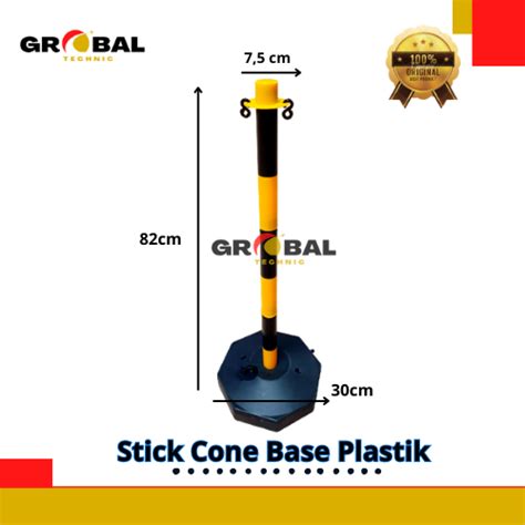 Jual Stick Cone Base Plastik 83 CM Shopee Indonesia