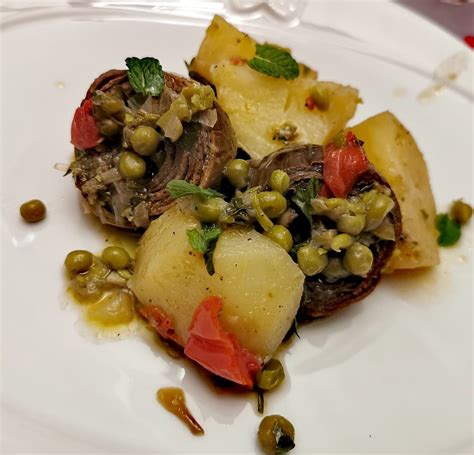 Cuori Di Carciofi Con Patate E Piselli Blog Di Franpasefora
