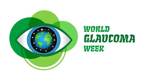 World Glaucoma Week Design Concept Sight And Blindness Awareness Day