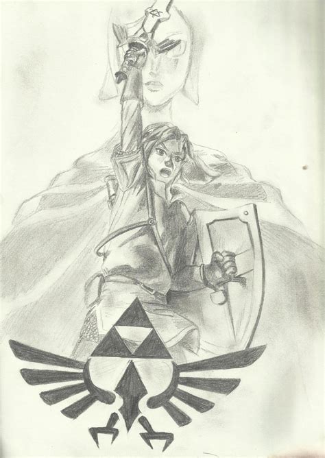 Legend Of Zelda Drawing At Getdrawings Free Download