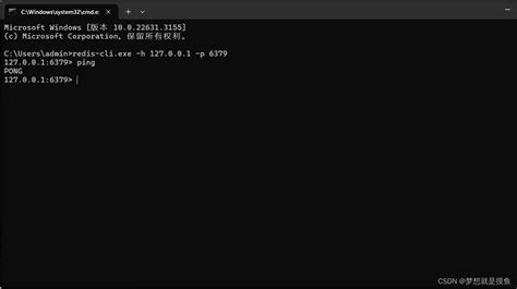 windows环境redis下载安装及常见命令 csdn博客
