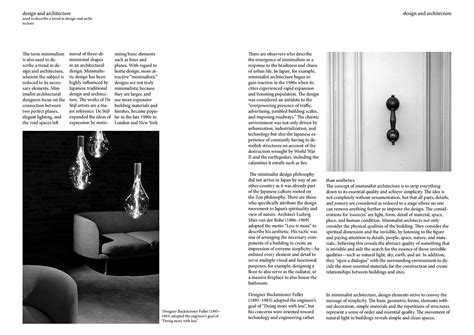 Editorial Design Minimalismé On Behance