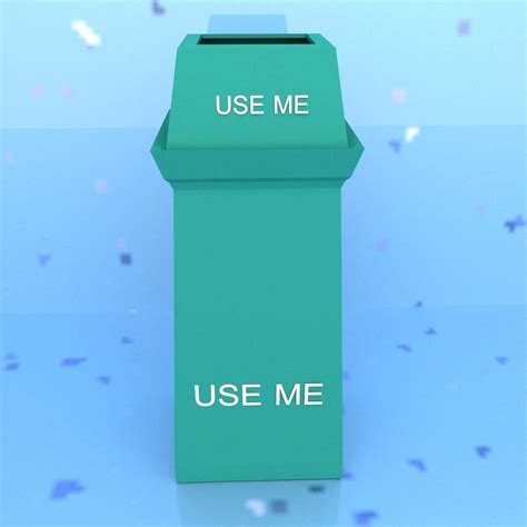 Dustbin 3d Model